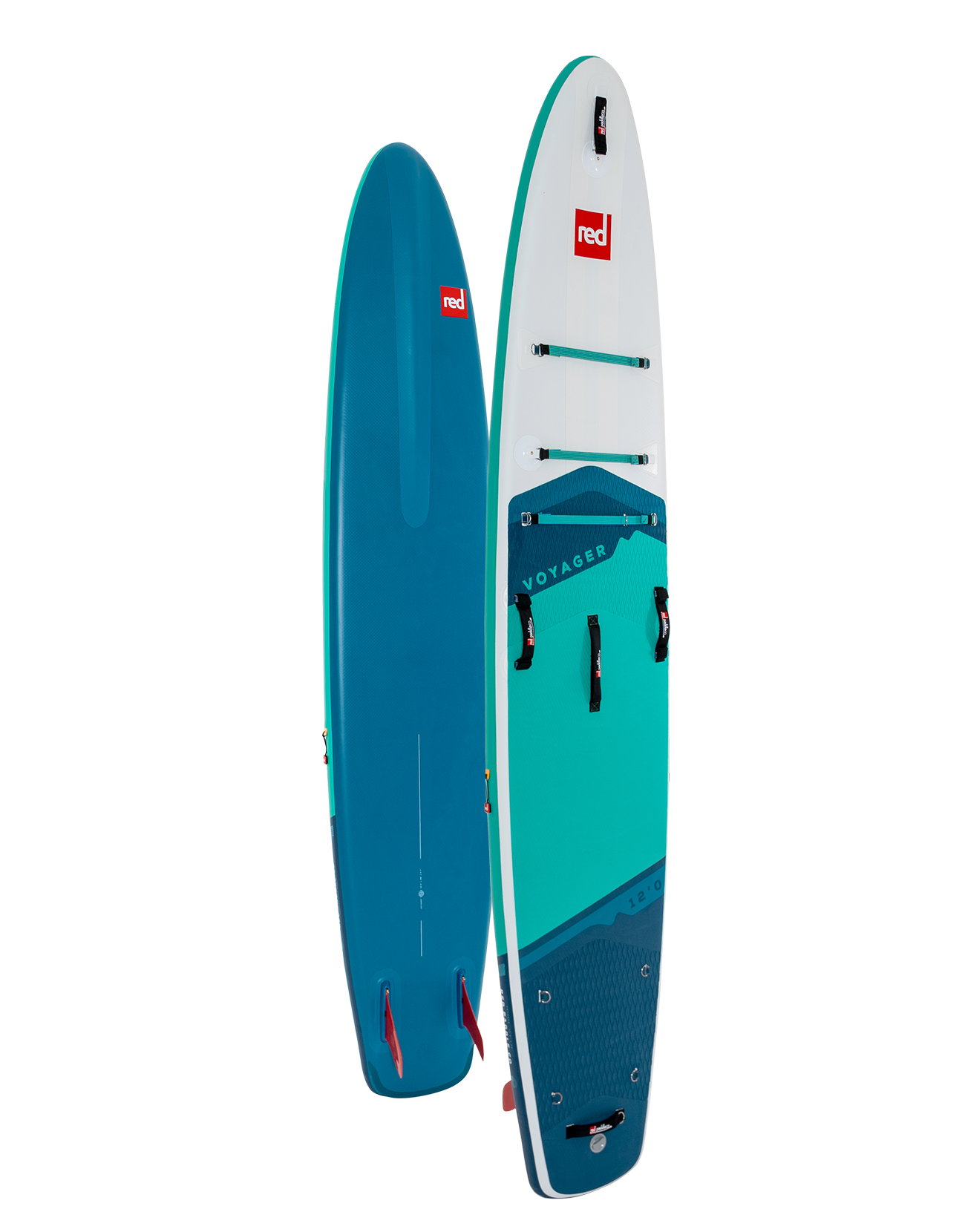 Red Paddle Co | 12'0" Voyager MSL Inflatable Paddle Board Package – Red ...