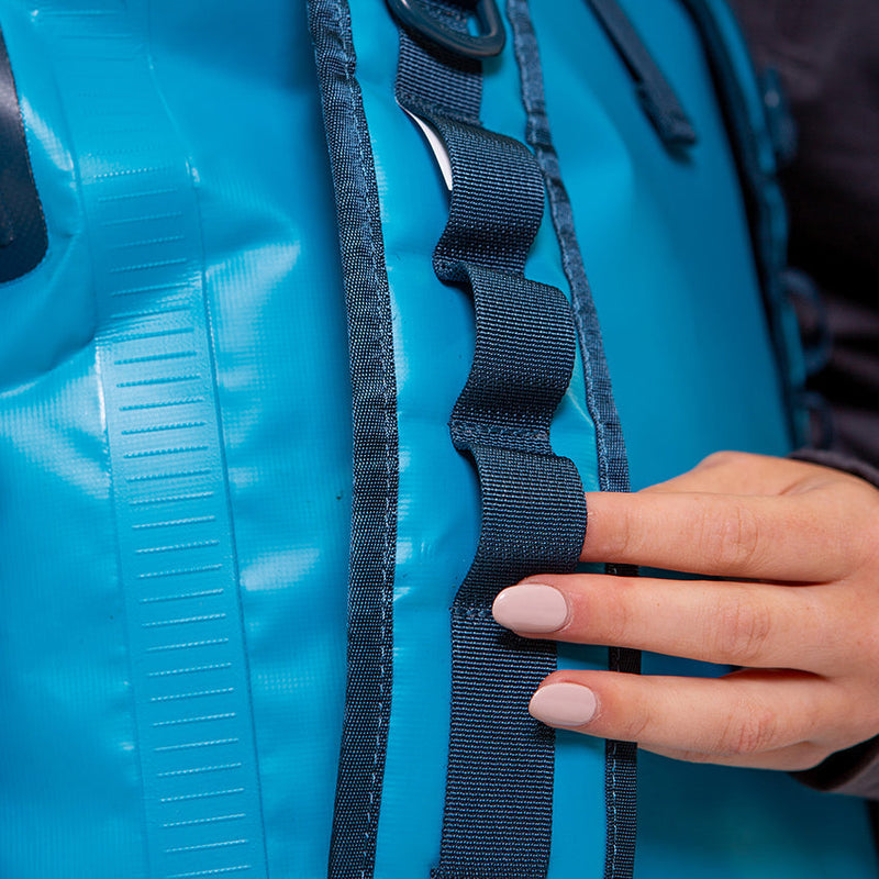 Red Original Waterproof Roll Top Dry Bag Backpack - Ride Blue