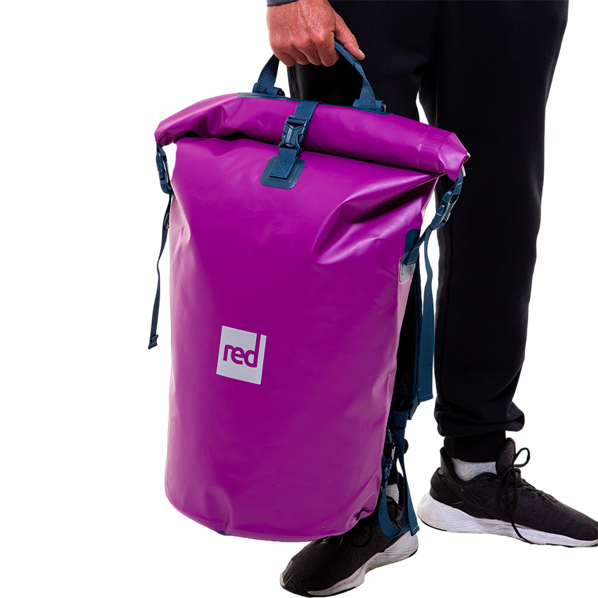 Red Original Waterproof Roll Top Dry Bag Backpack - Venture Purple