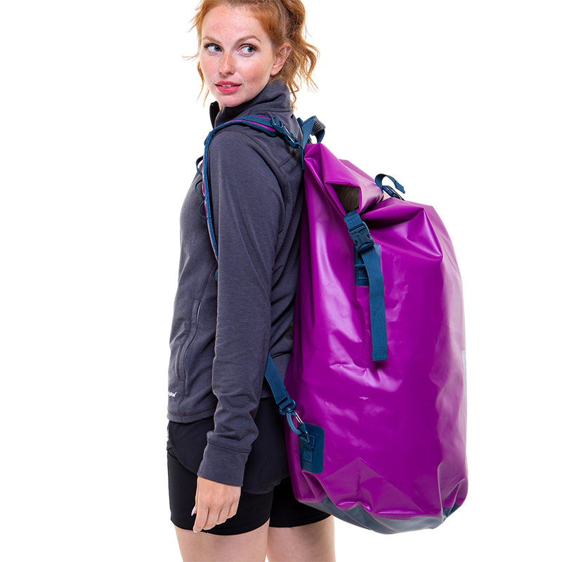 Red Original Waterproof Roll Top Dry Bag Backpack - Venture Purple
